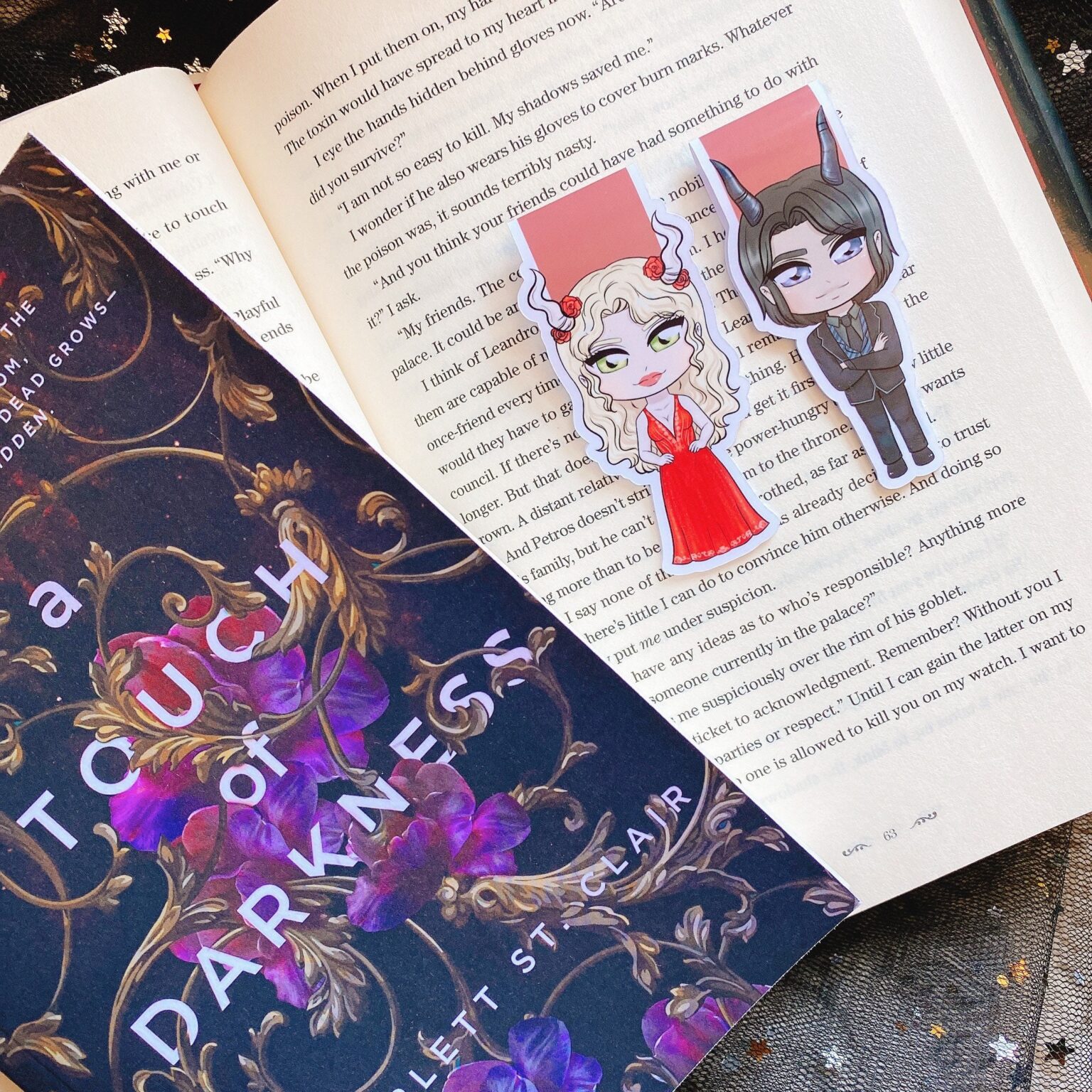 A touch of darkness: Hades and Persephone magnetic bookmarks and print ...
