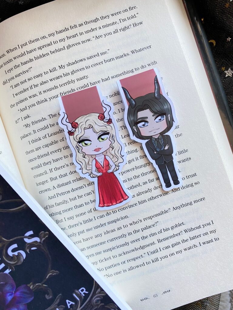 A touch of darkness: Hades and Persephone magnetic bookmarks and print ...