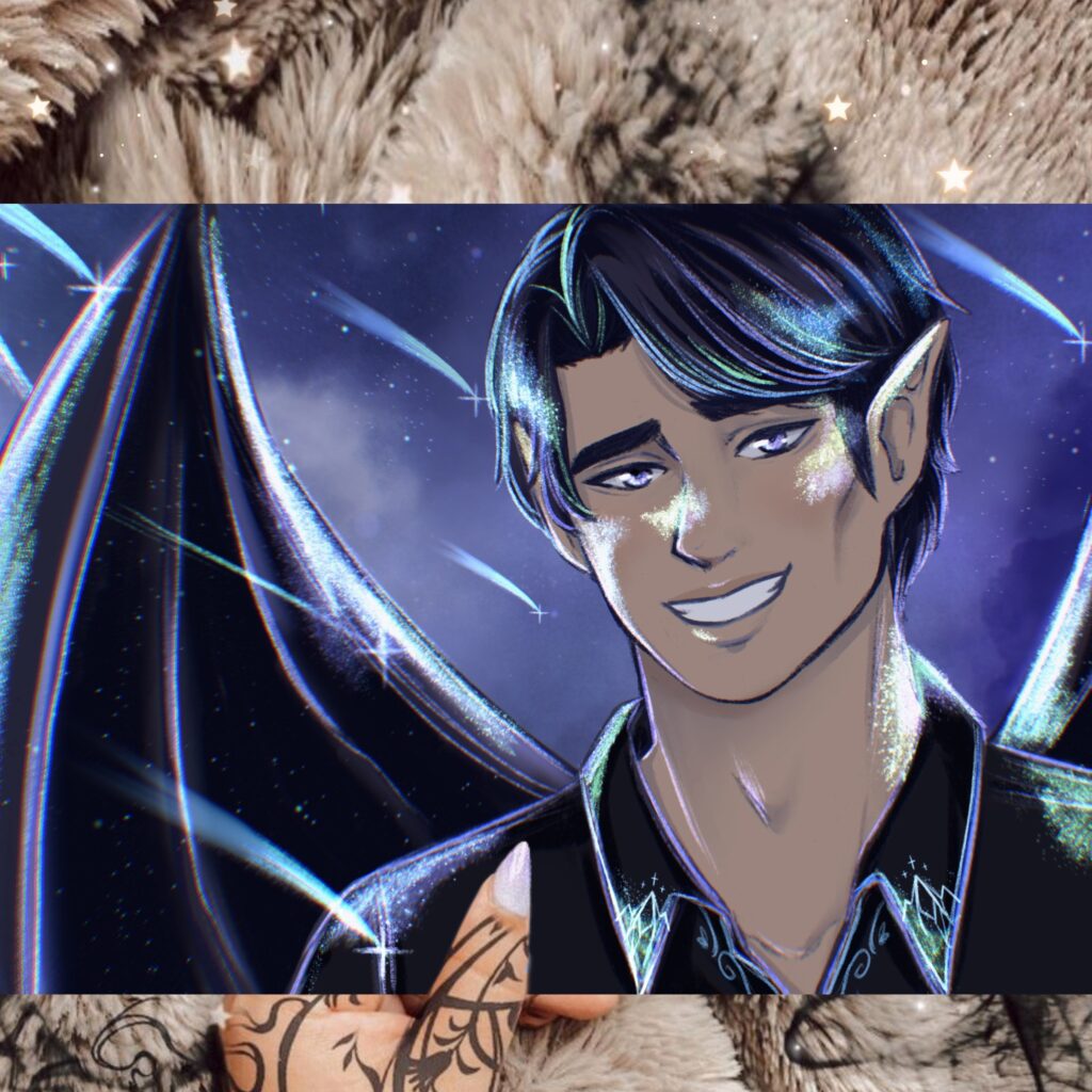 Feyre and Rhysand Starfall edition, Art prints. – A Court of Alsace's art